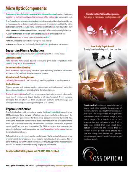 Ross Optical Downloads | Catalogs & Guides